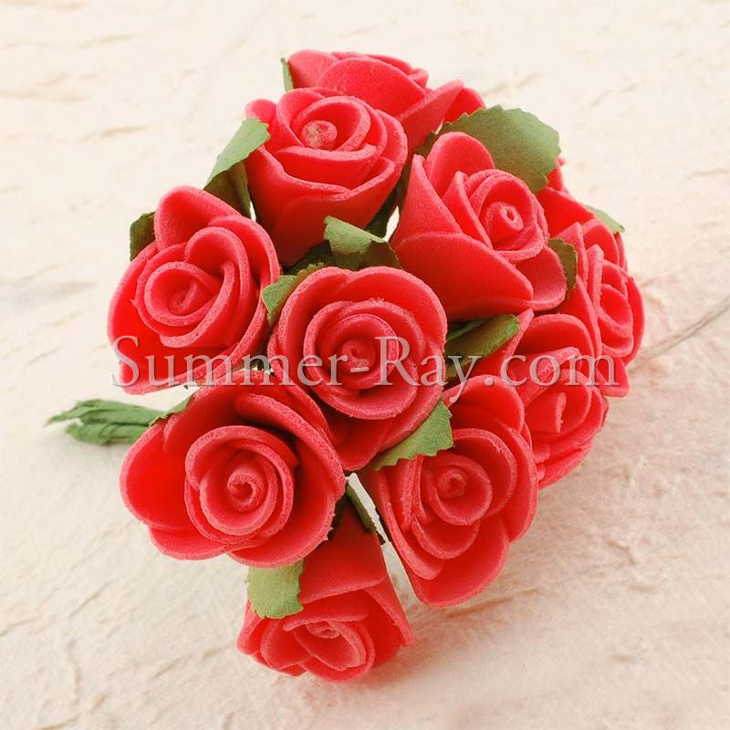 Miniature Foam Roses - 144 pieces – Summer-Ray.com