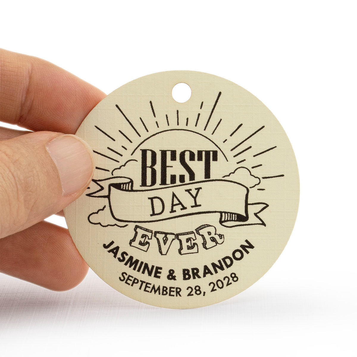 Personalized Wedding Welcome Gift Tags Best Day Ever Bridal Shower Wel ...