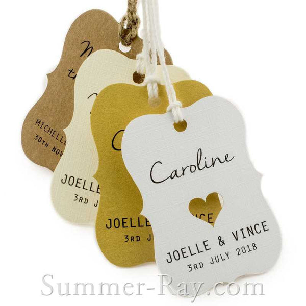 Individually Personalized Guest Names Little Violin Favor Tags – Summer ...